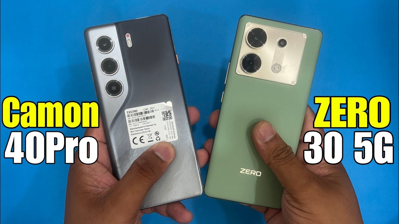 Tecno Camon 40 vs Infinix Zero 30 : quel est le meilleur choix ...